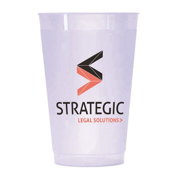 Custom Printed Unbreakable Cup 14 oz with your logo | ImprintLogo.com