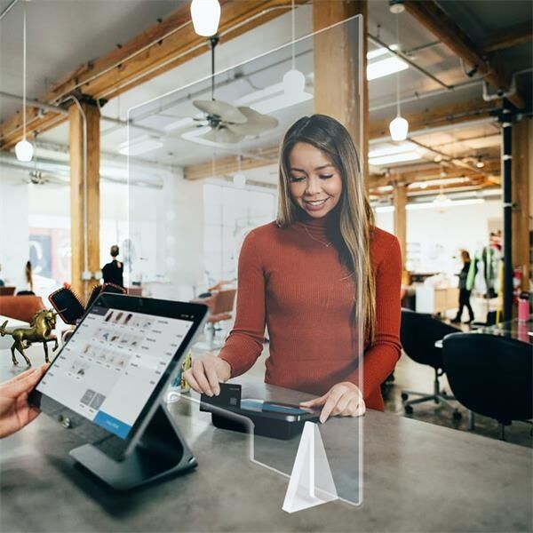 Custom 31.5" x 23.5" Counter Shields With Open Slot with your logo ...