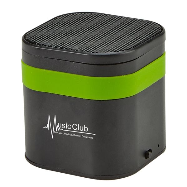 Bluetooth Cube Speaker with your logo | ImprintLogo.com