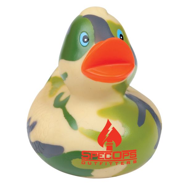 Custom Imprinted Rubber Duck Camouflage | ImprintLogo.com