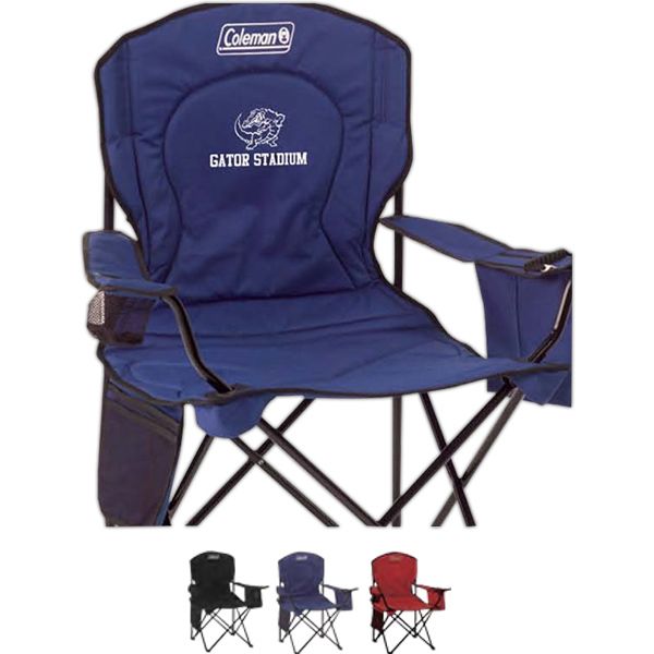 Personalized Coleman (R) Oversized Cooler Quad Chair | ImprintLogo.com