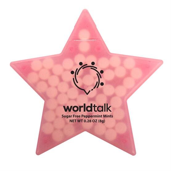 Custom Printed Star Shaped Credit Card Mints with your logo ...
