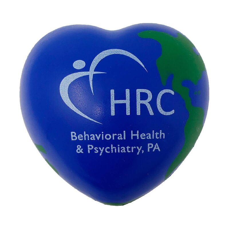 Promotional Earth Heart Stress Relievers / Balls with your logo ...