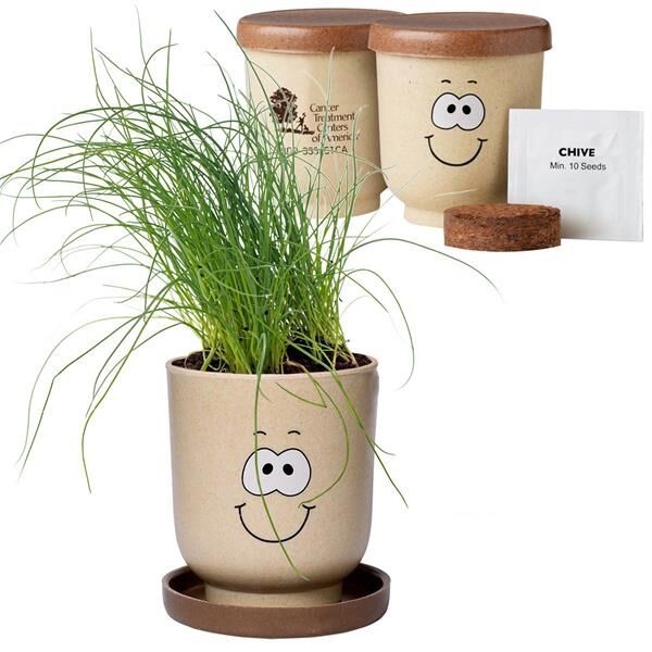 Advertising Goofy Group (TM) Grow Pot Eco-Planter With Chive See with ...