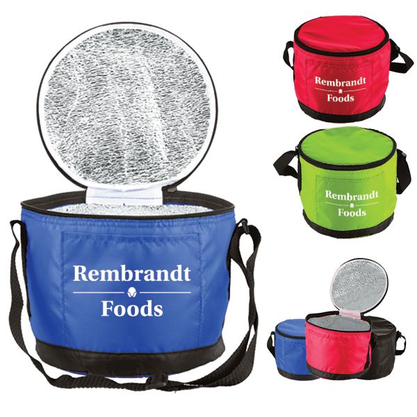 Cooler w/ Custom Imprint Round Lunch Cooler | ImprintLogo.com