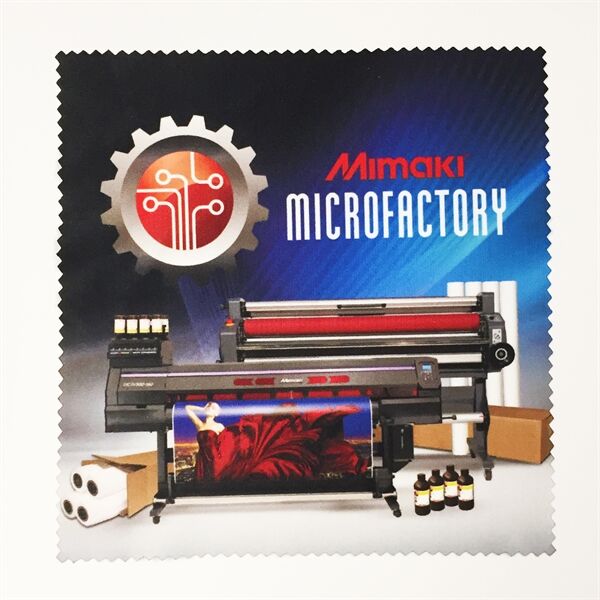 Custom Printed Microfiber Cloth with Zig-Zag Edge with your logo ...